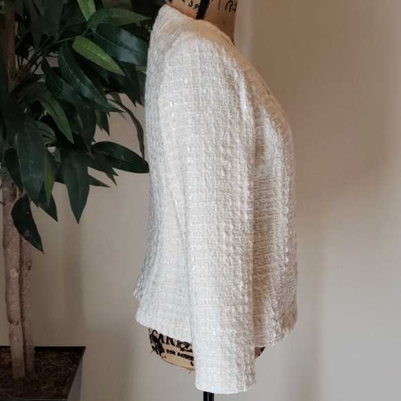 John Meyer of Norwich | Jackets & Coats | John Meyer Ivory Textured ...